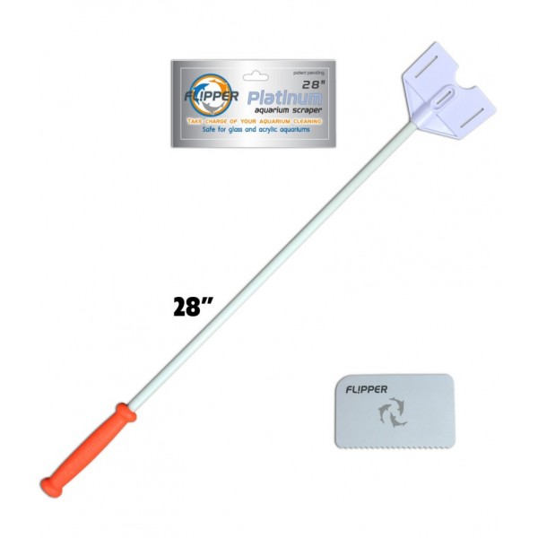 FLIPPER PLATINUM GLASS CLEANER - (SCRAPER NANO) (SCRAPER 28")